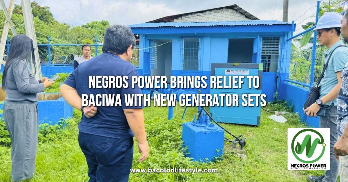 Negros Power Brings Relief to BACIWA with New Generator Sets - Bacolod ...